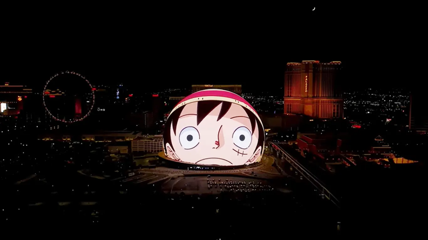 One Piece Anime Makes Epic Debut on Las Vegas Sphere