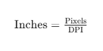 Convert Pixel to Centimeter